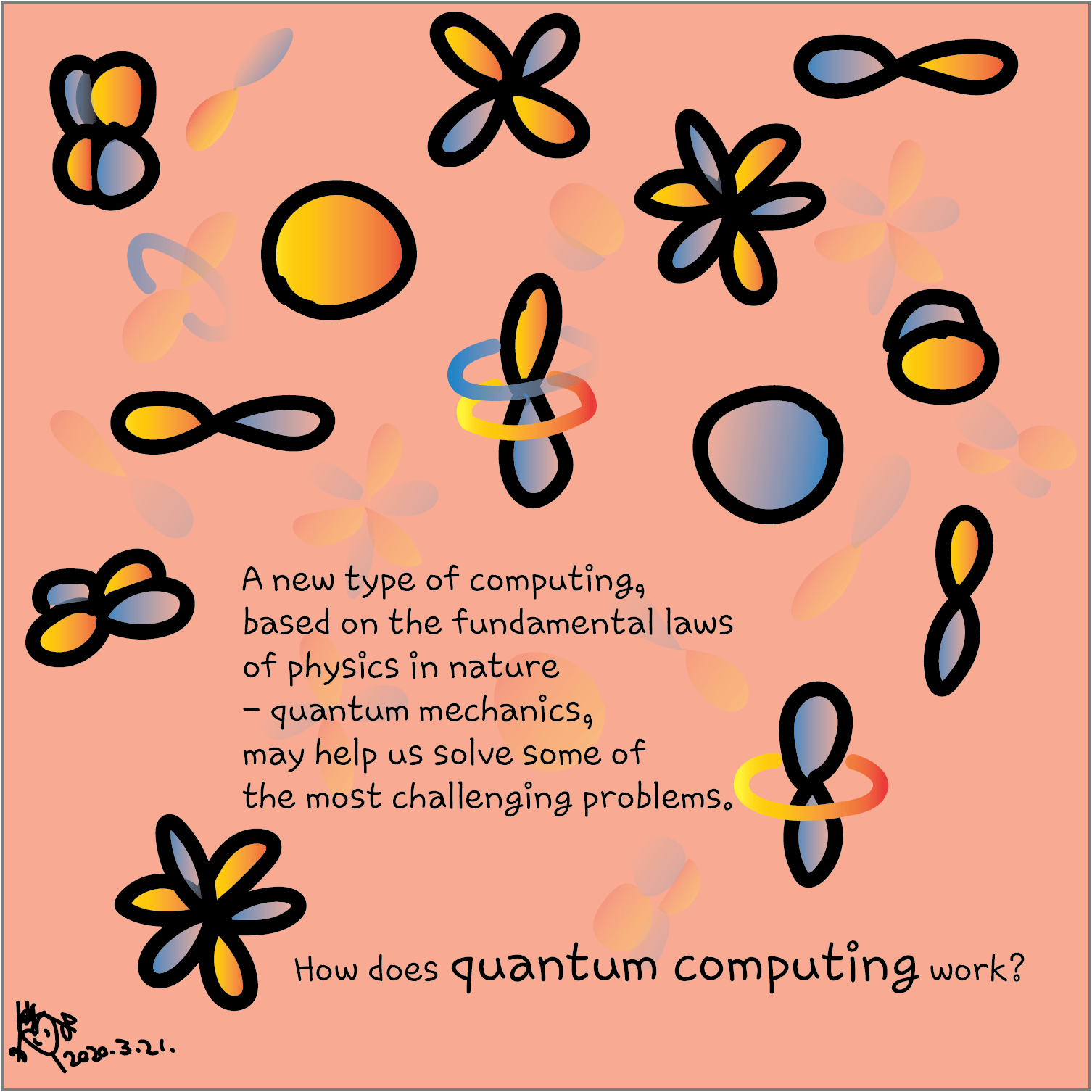 Quantum Computing through Comics – Art by Physicist Kitty Yeung